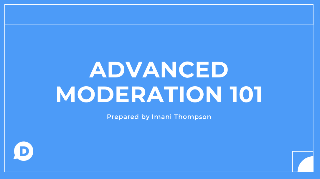 Advanced Moderation 101: the eBook